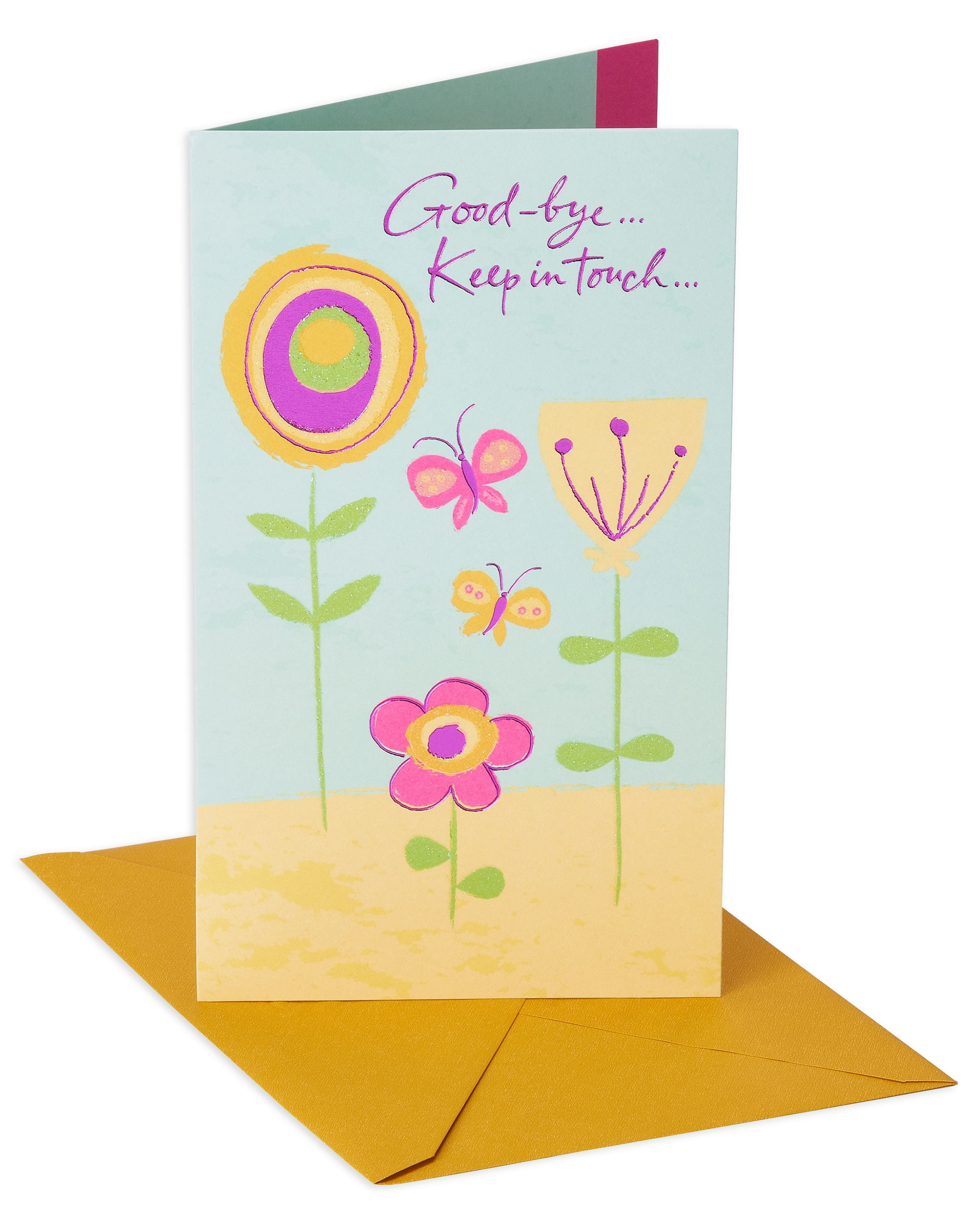 American Greetings Good Bye Card (Keep in Touch) - Walmart.com