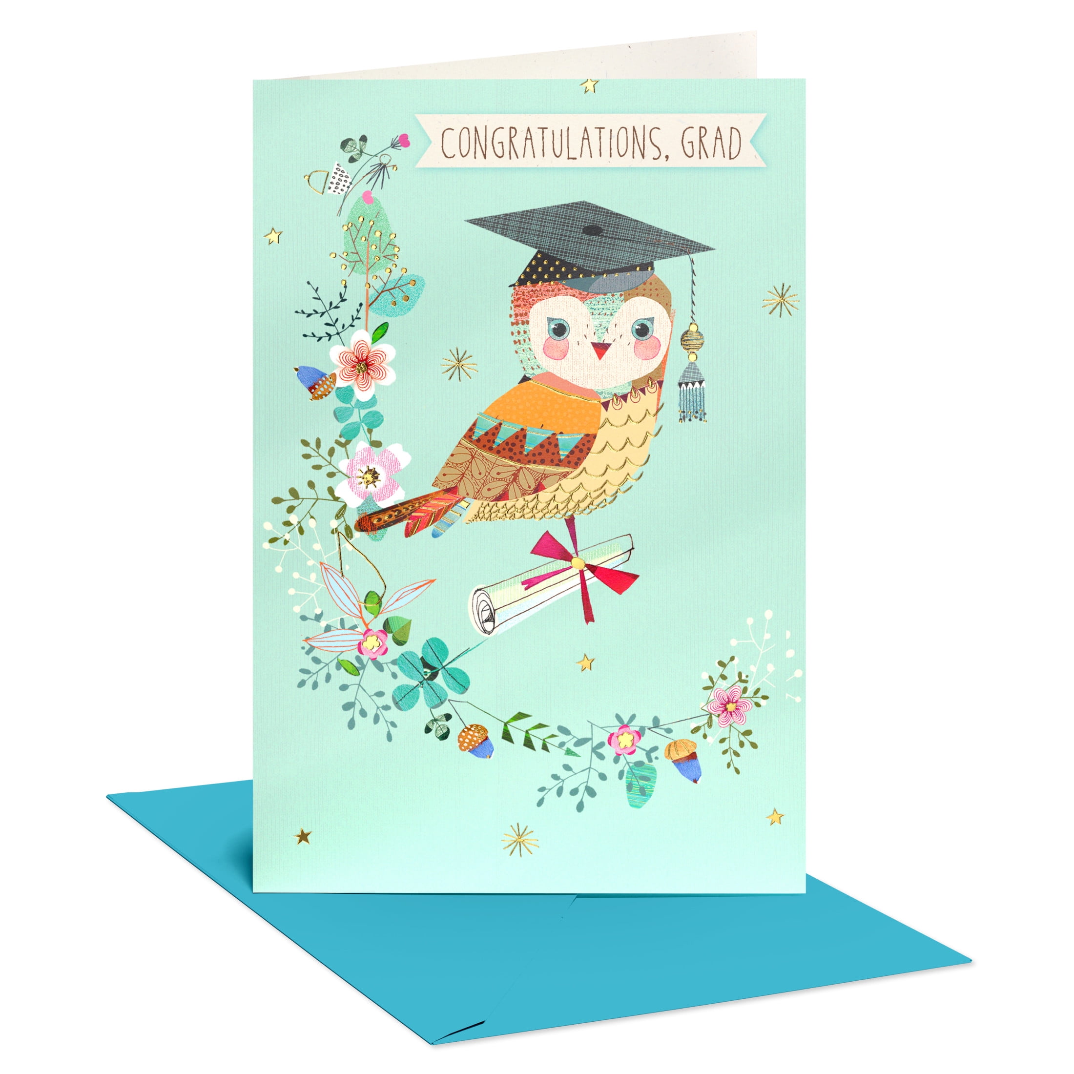 American Greetings Graduation Card for Graduate (Owl Congratulations ...