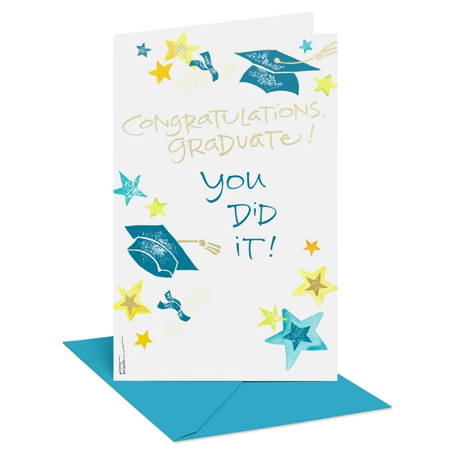 American Greetings Graduation Card for Graduate (You Did It!) - Walmart.com