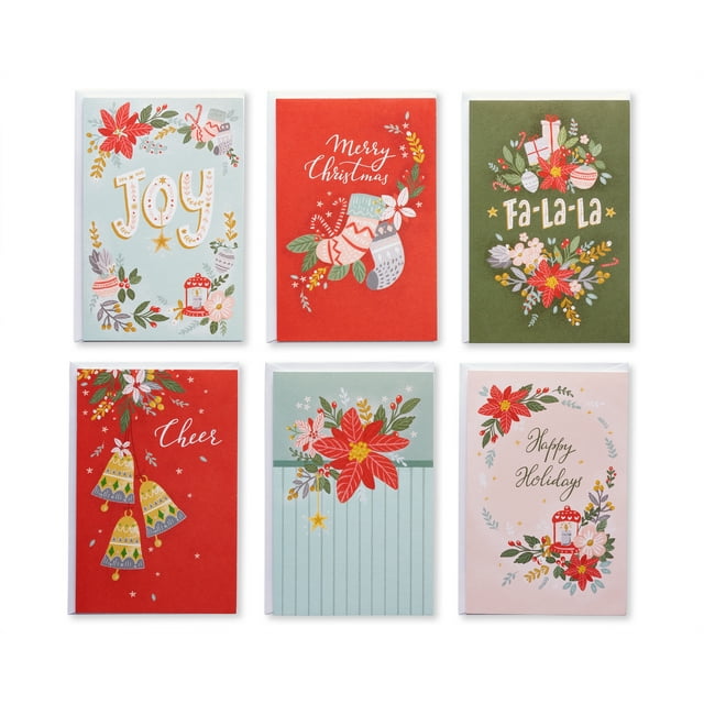 American Greetings Holiday Card Bundle, Bulk Blank Variety (48-Count ...