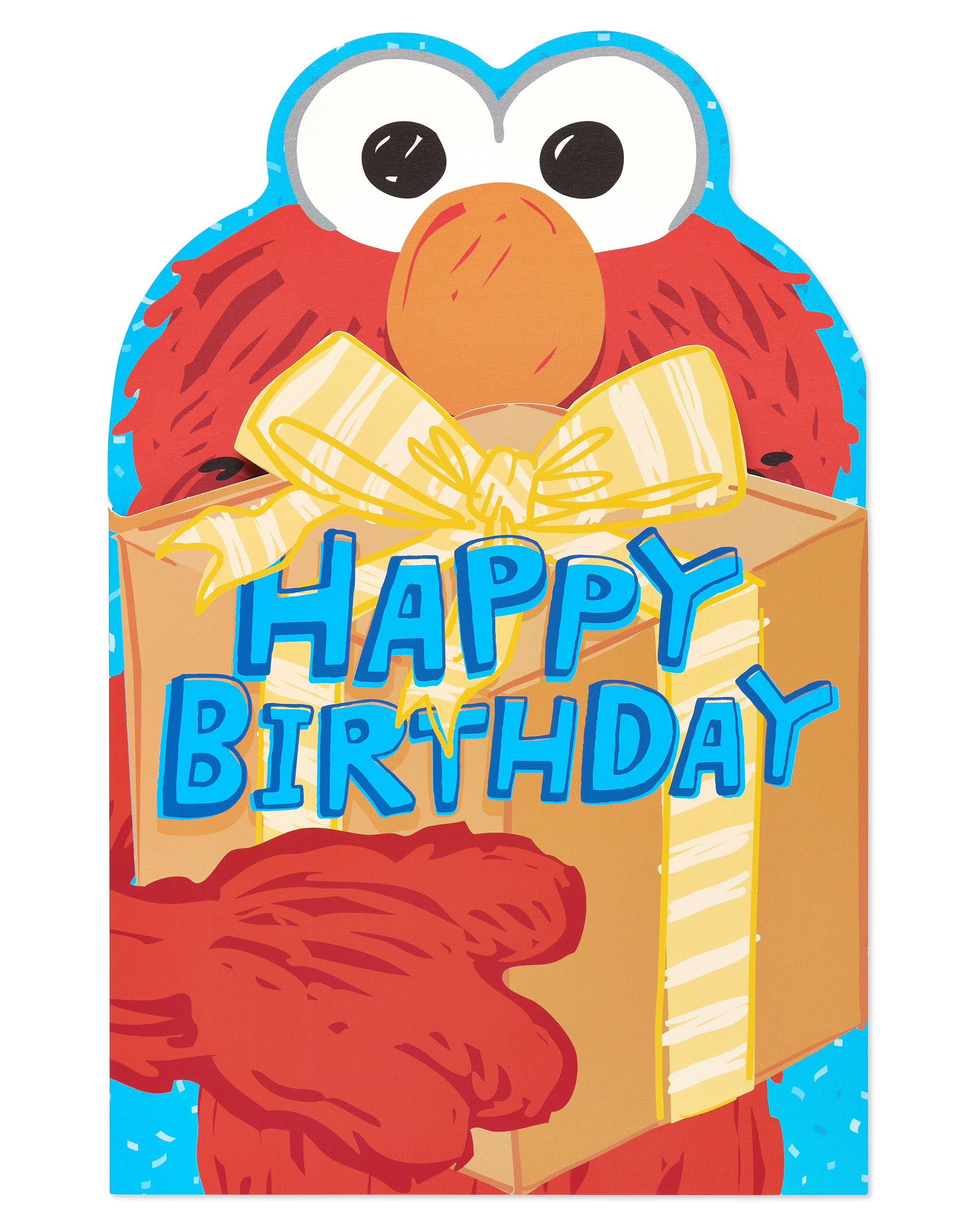 American Greetings Jumbo Elmo Birthday Card - Walmart.com