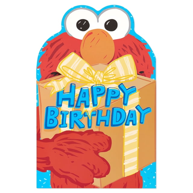 American Greetings Jumbo Elmo Birthday Card - Walmart.com