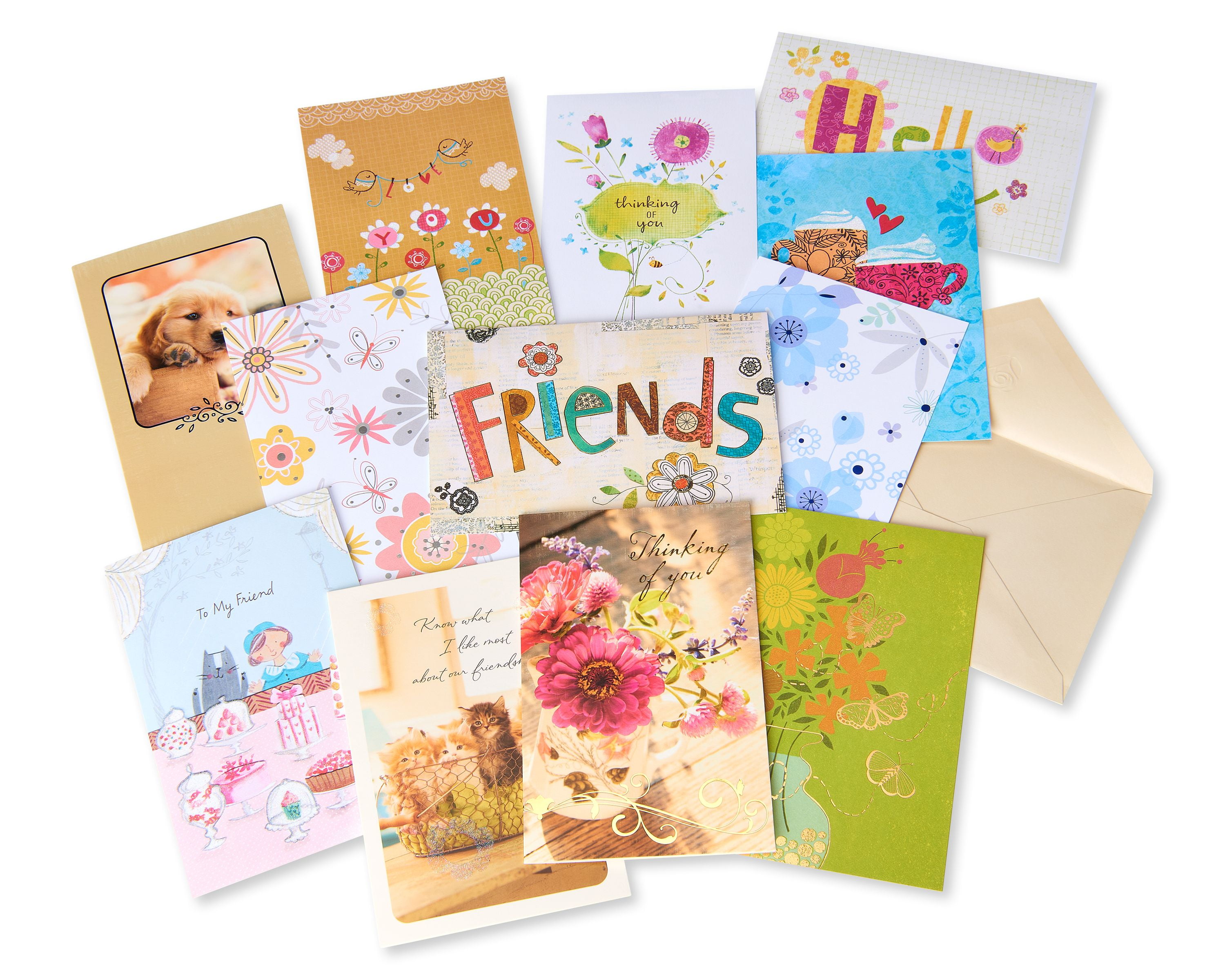 American Greetings Friendship Cards, Assorted (12-Count) - Walmart.com