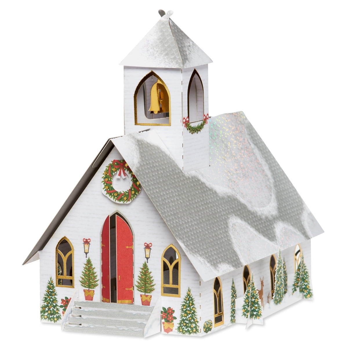 American Greetings Magic Moments Christmas Pop-Up Card (Church ...