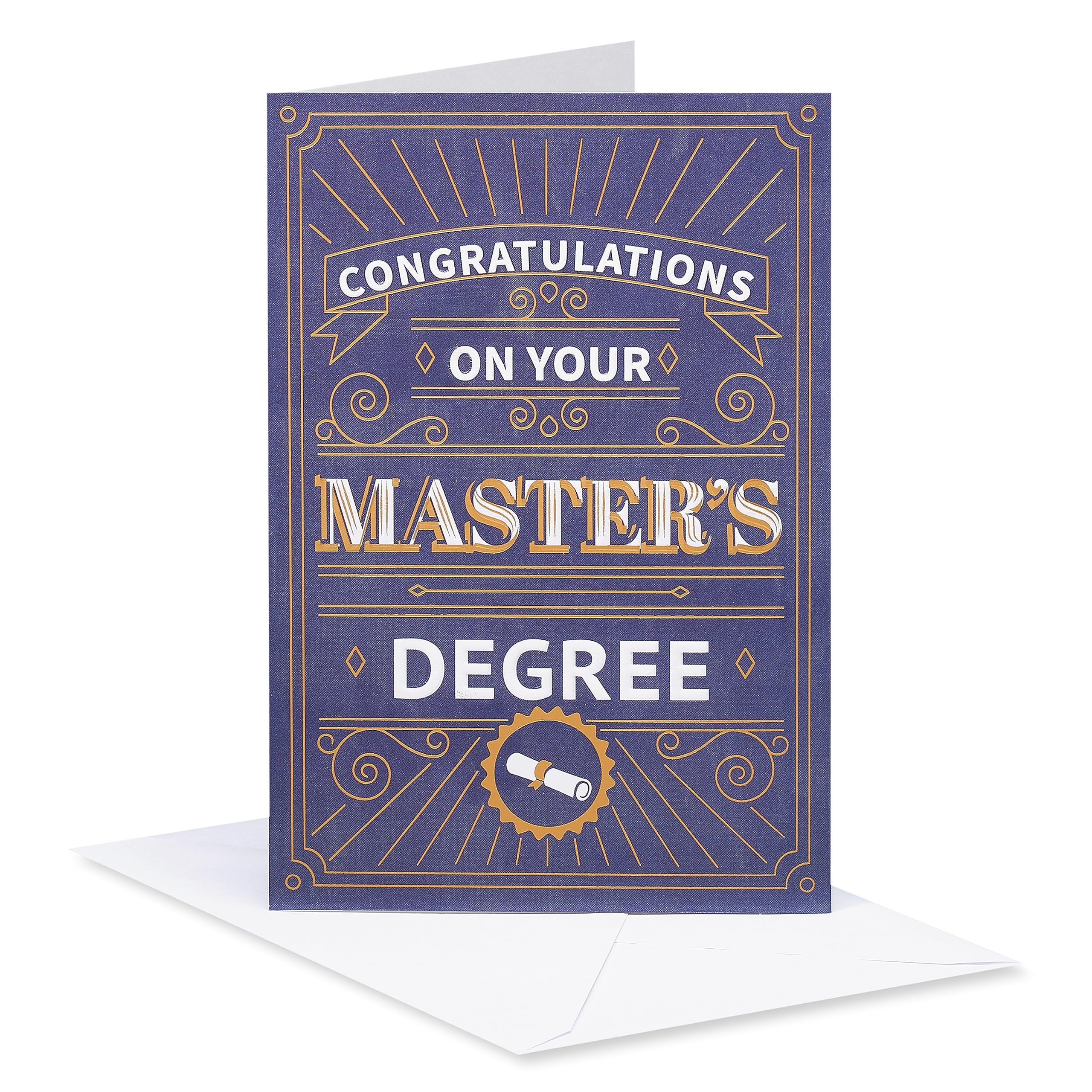 American Greetings Master's Degree Graduation Card (Impressive Achievement) - Walmart.com