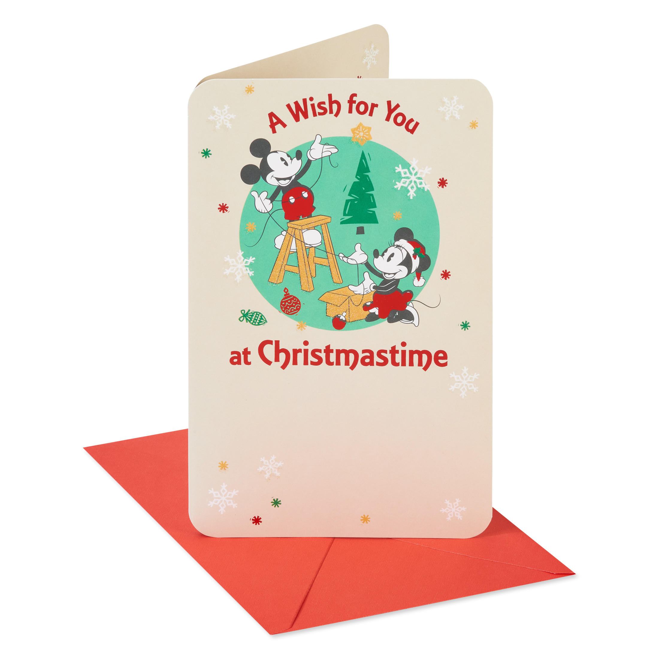 American Greetings Mickey Mouse Christmas Card (All The Magic ...