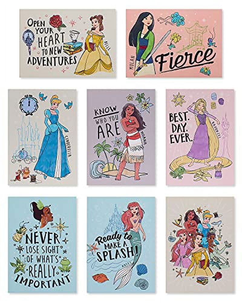 American Greetings Mini Lunch Box Notes, Disney Princess (40-Count ...