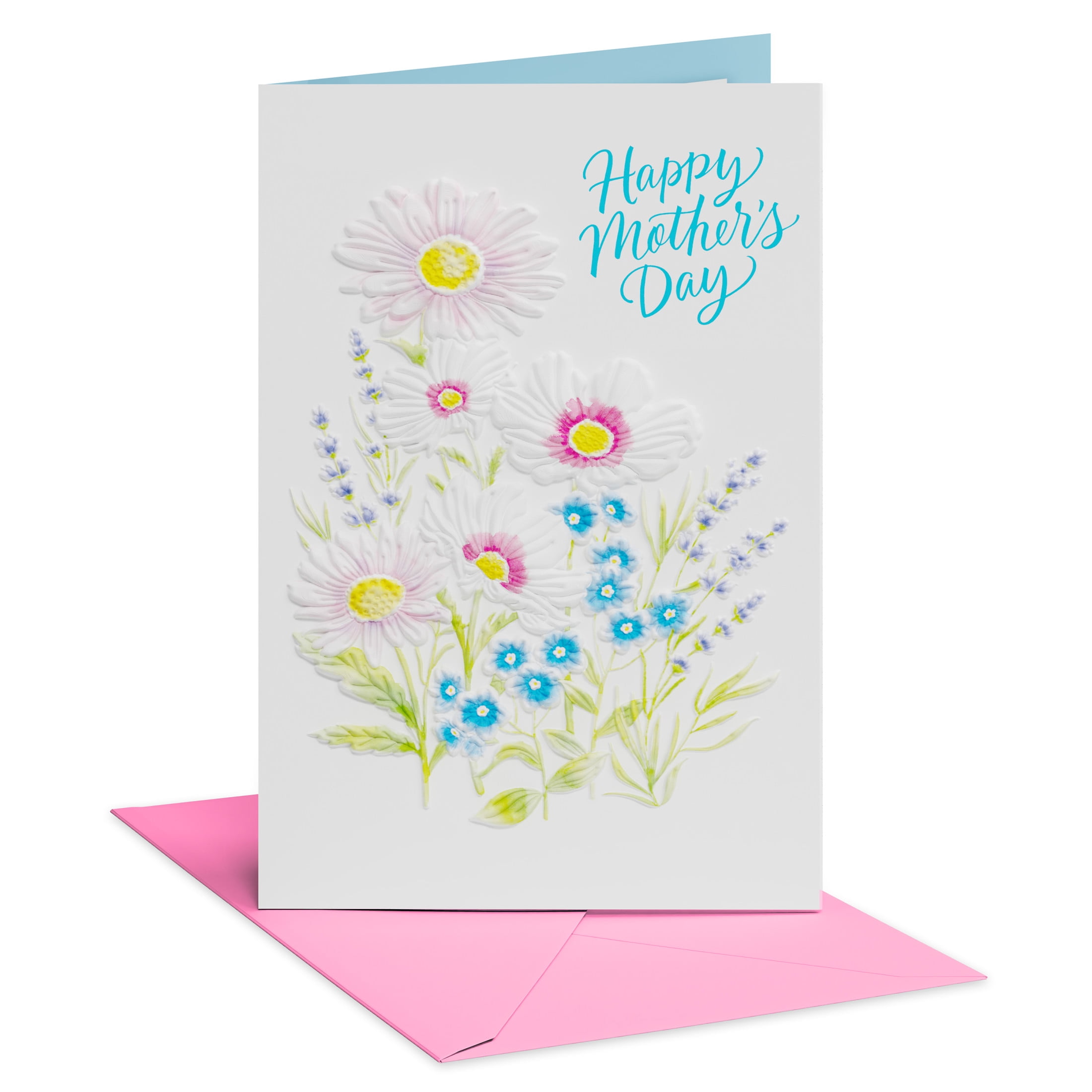 American Greetings Mother's Day Card (Patterned Flowers Deep Emboss ...