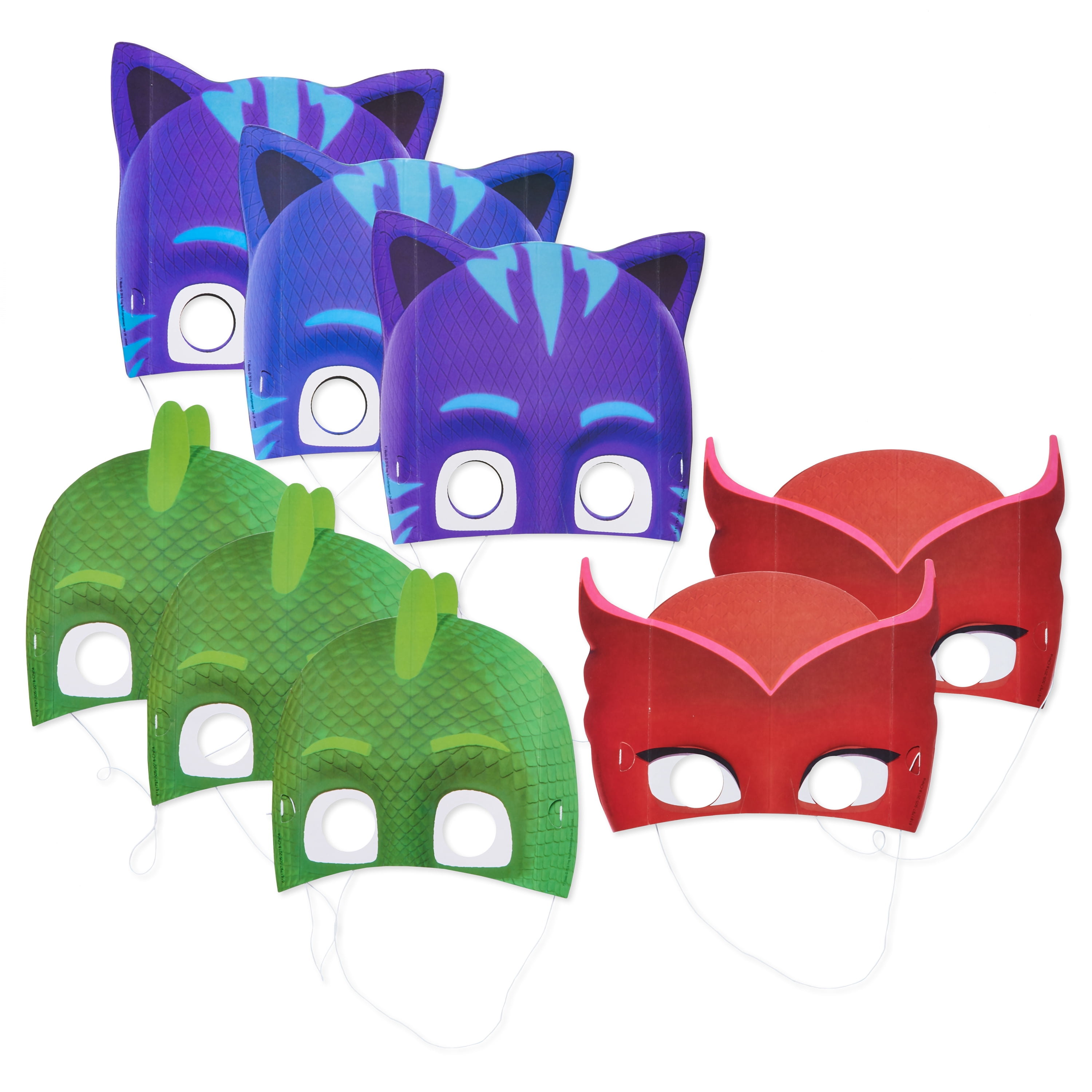 American Greetings PJ Masks Party Supplies Paper Masks, 8-Count ...