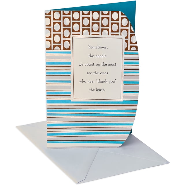 American Greetings People We Count on Thank You Card with Foil ...