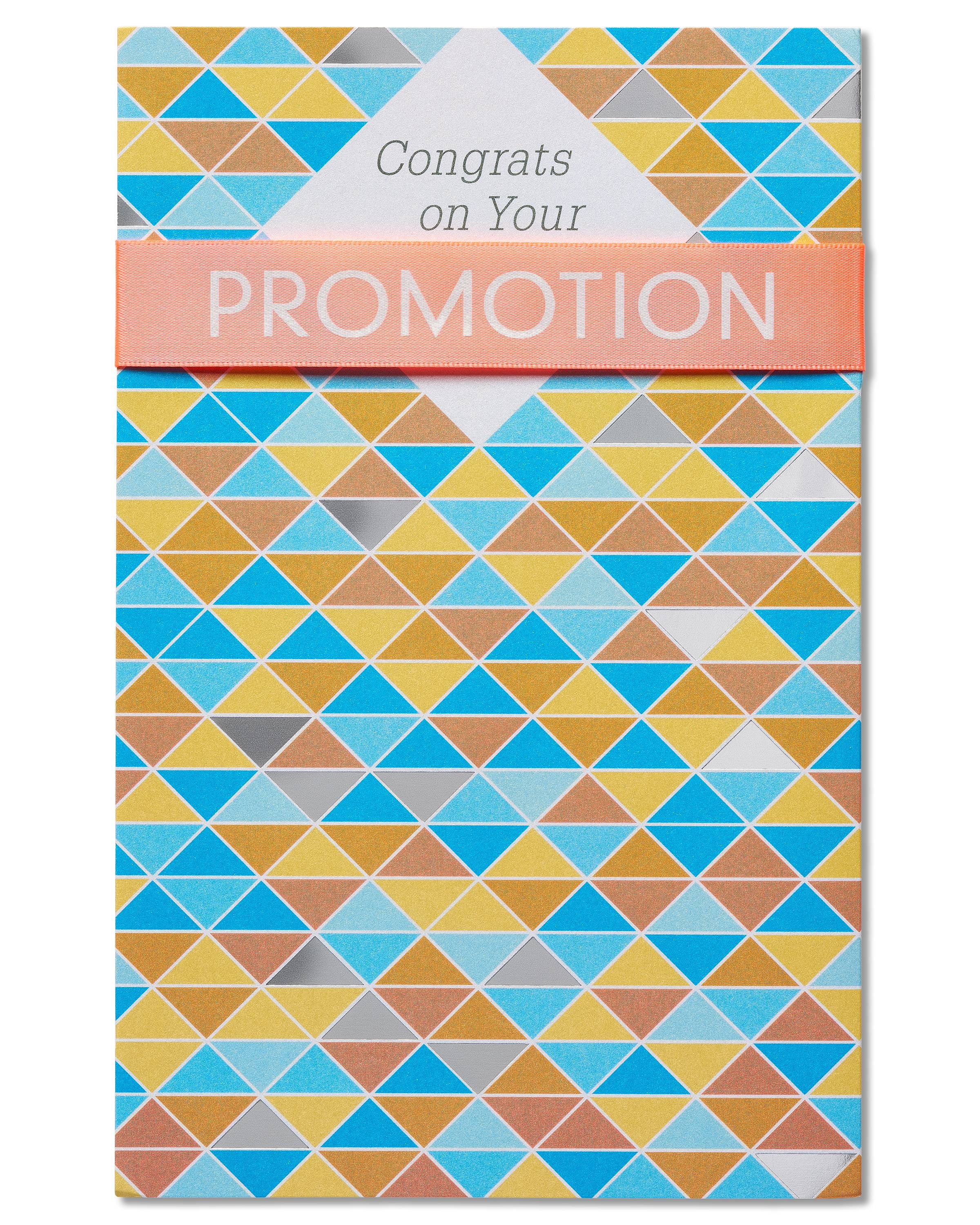 Congratulations Promotion Card