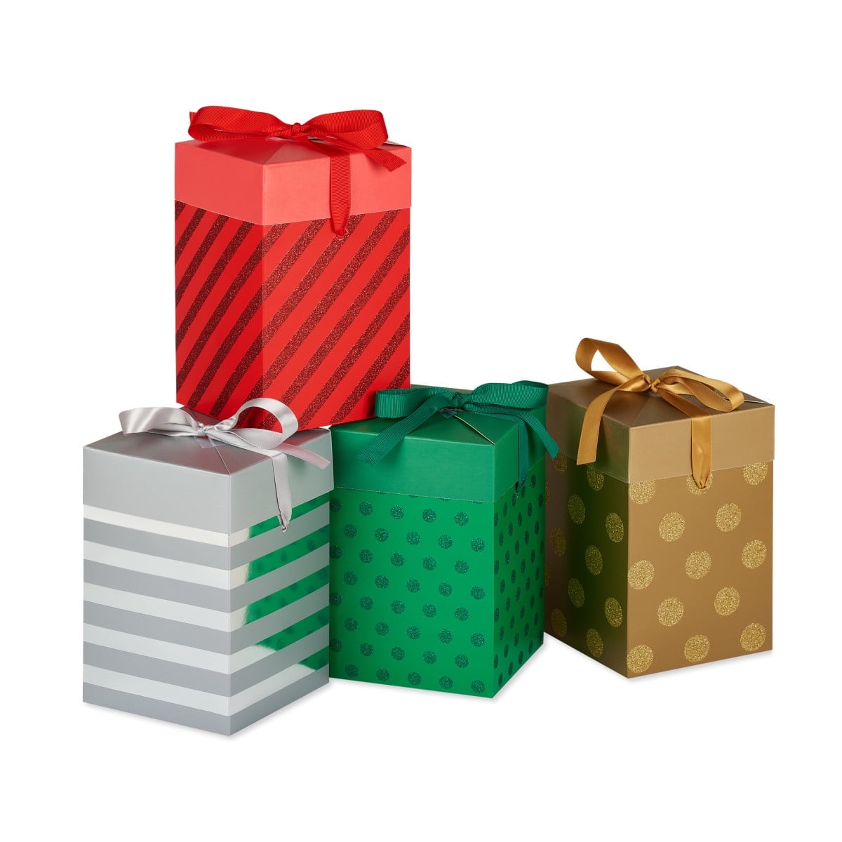 American Greetings Push Down Gift Boxes for Christmas and All Holidays ...