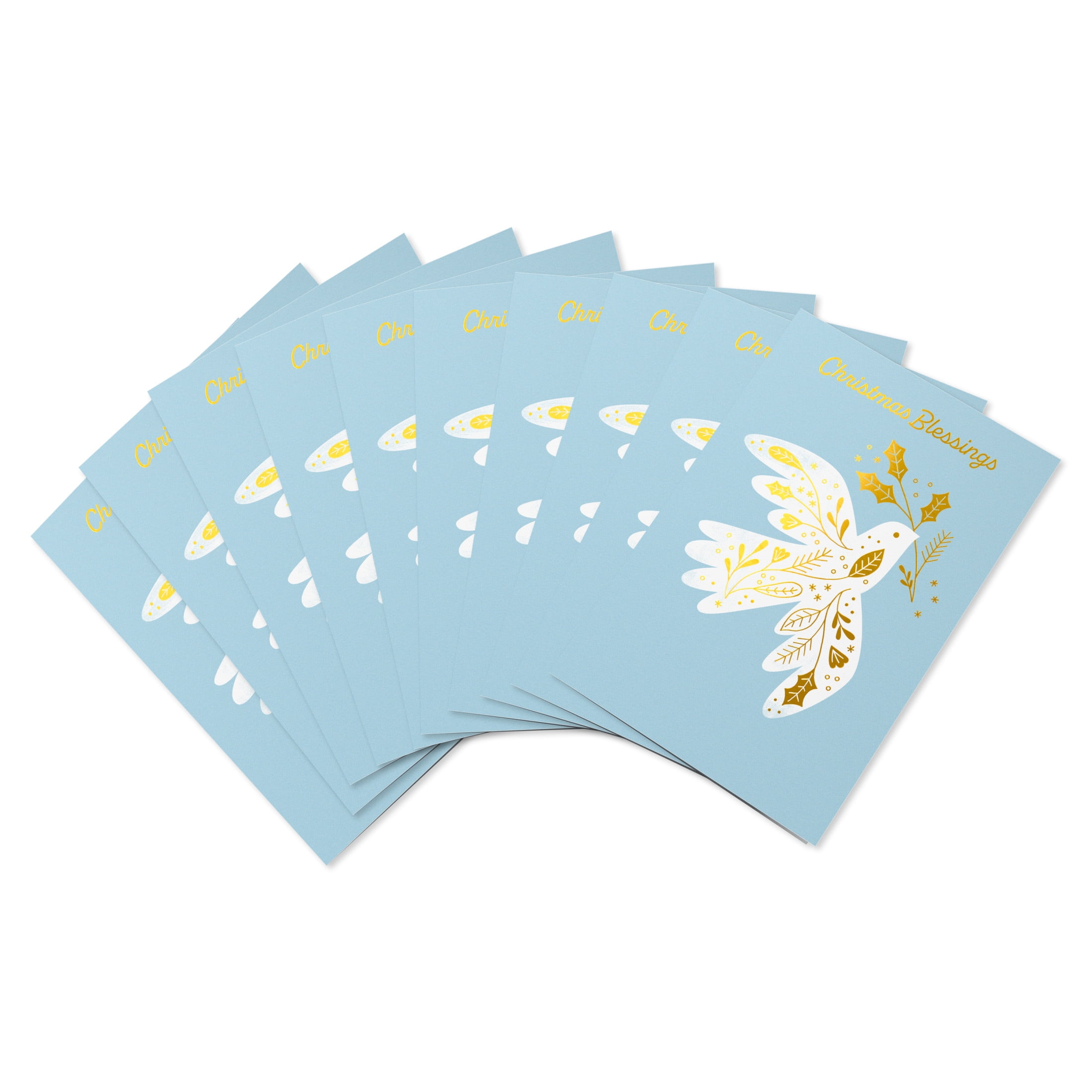 American Greetings Religious Christmas Card Bundle, Dove Blessings (10 ...