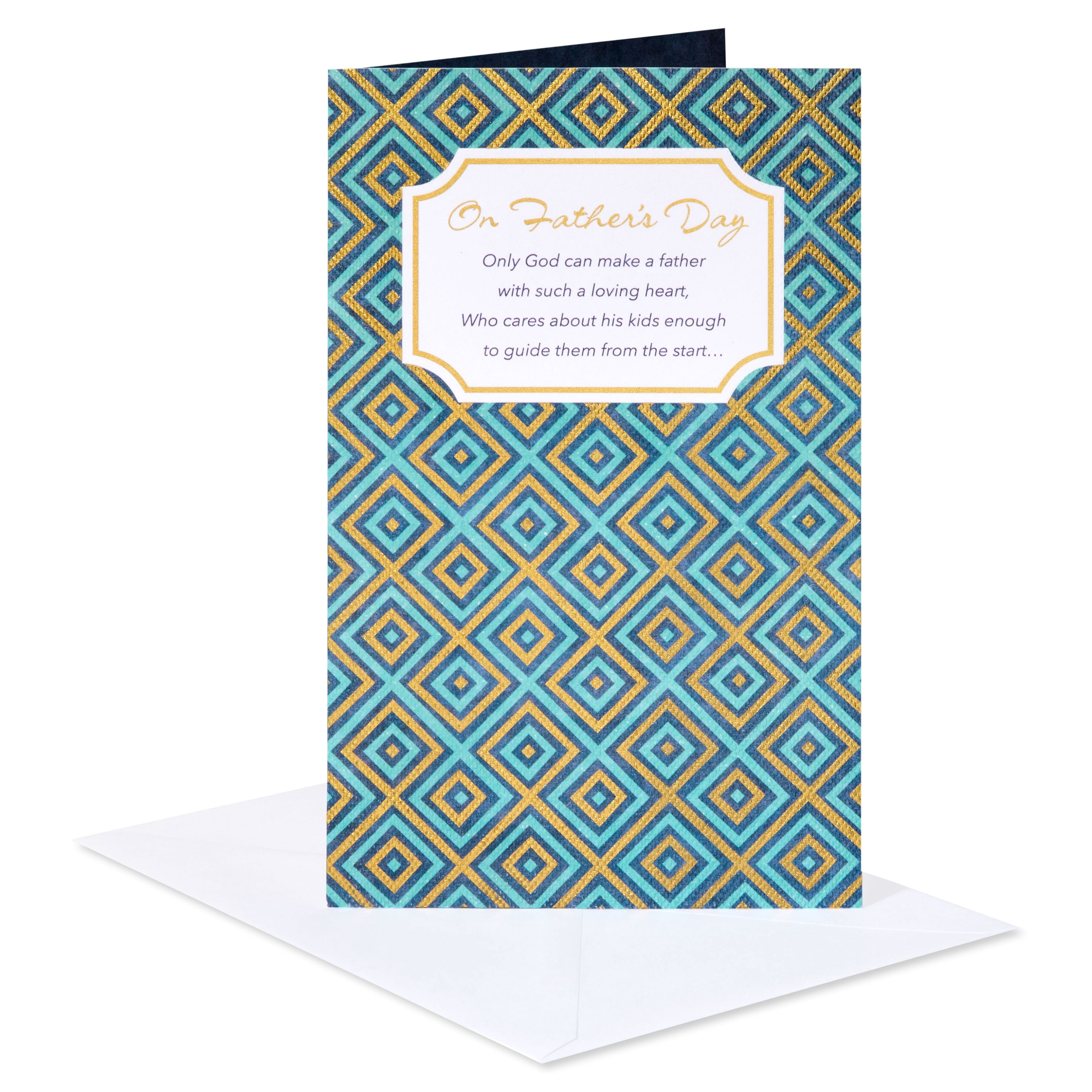American Greetings Religious Father's Day Card, Blue - Walmart.com