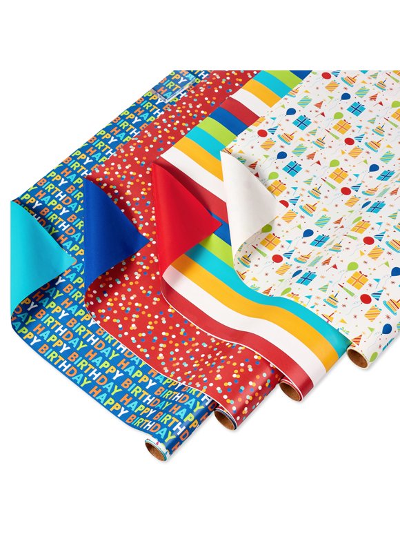 Birthday Wrapping Paper in Wrapping Paper - Walmart.com