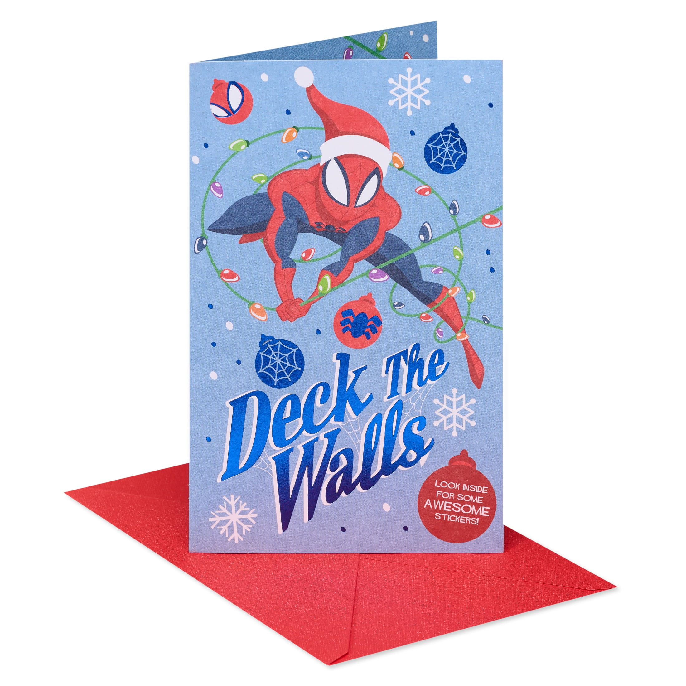 American Greetings Spiderman Christmas Card for Kids (Spidey Sense ...