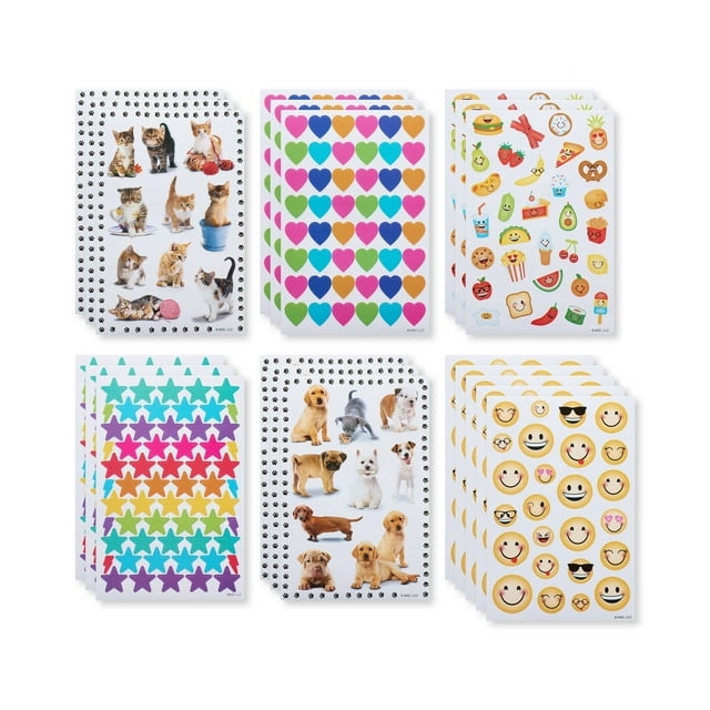 American Greetings Stickers for Kids, Assorted Shapes, Animals and ...
