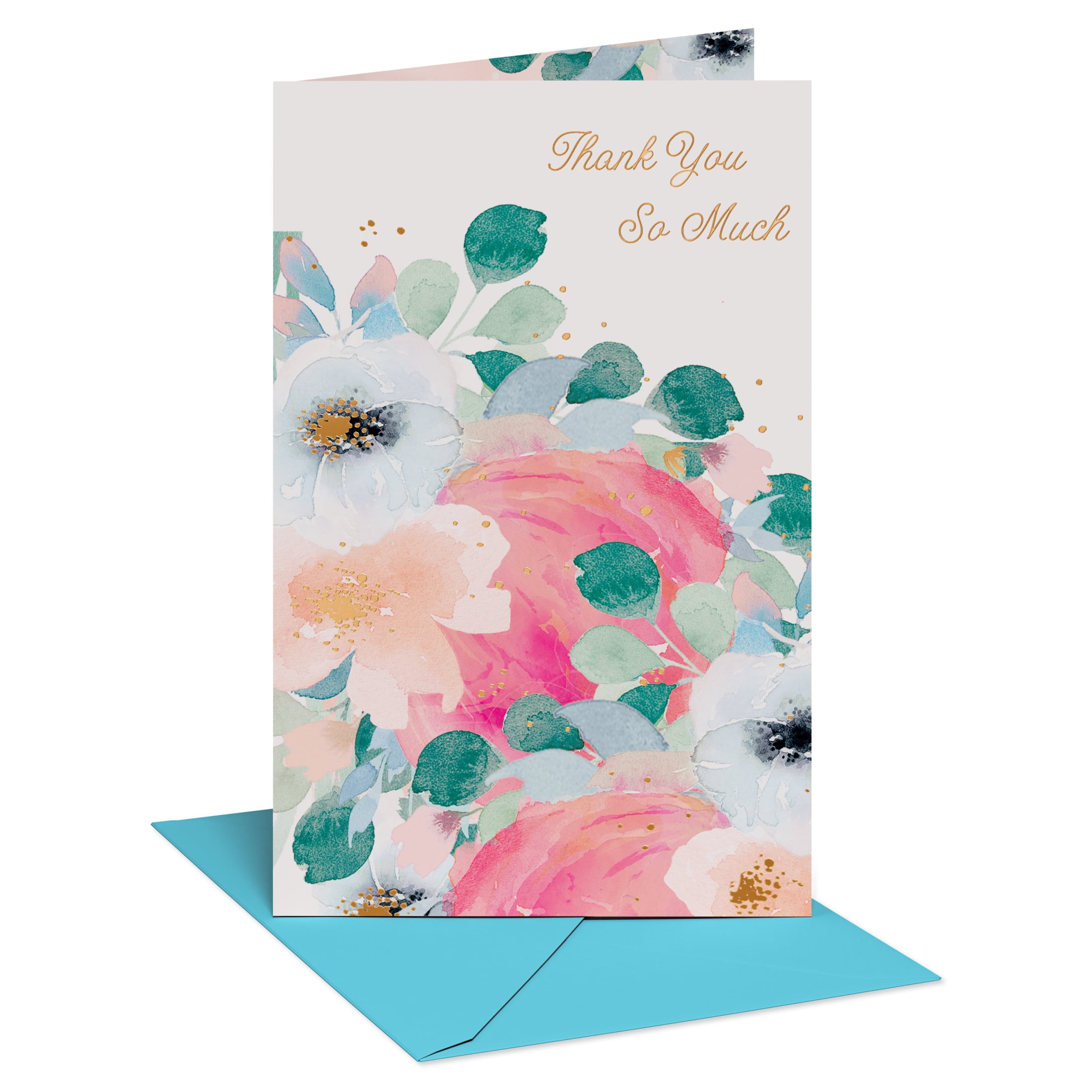 American Greetings Thank You Card (Floral Elegance) - Walmart.com