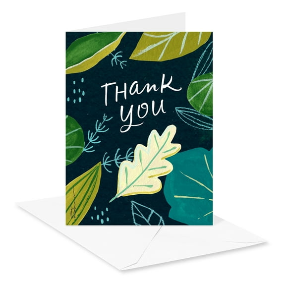 American Greetings Thank You Card Stationery Notes, Leaves (20-Count ...