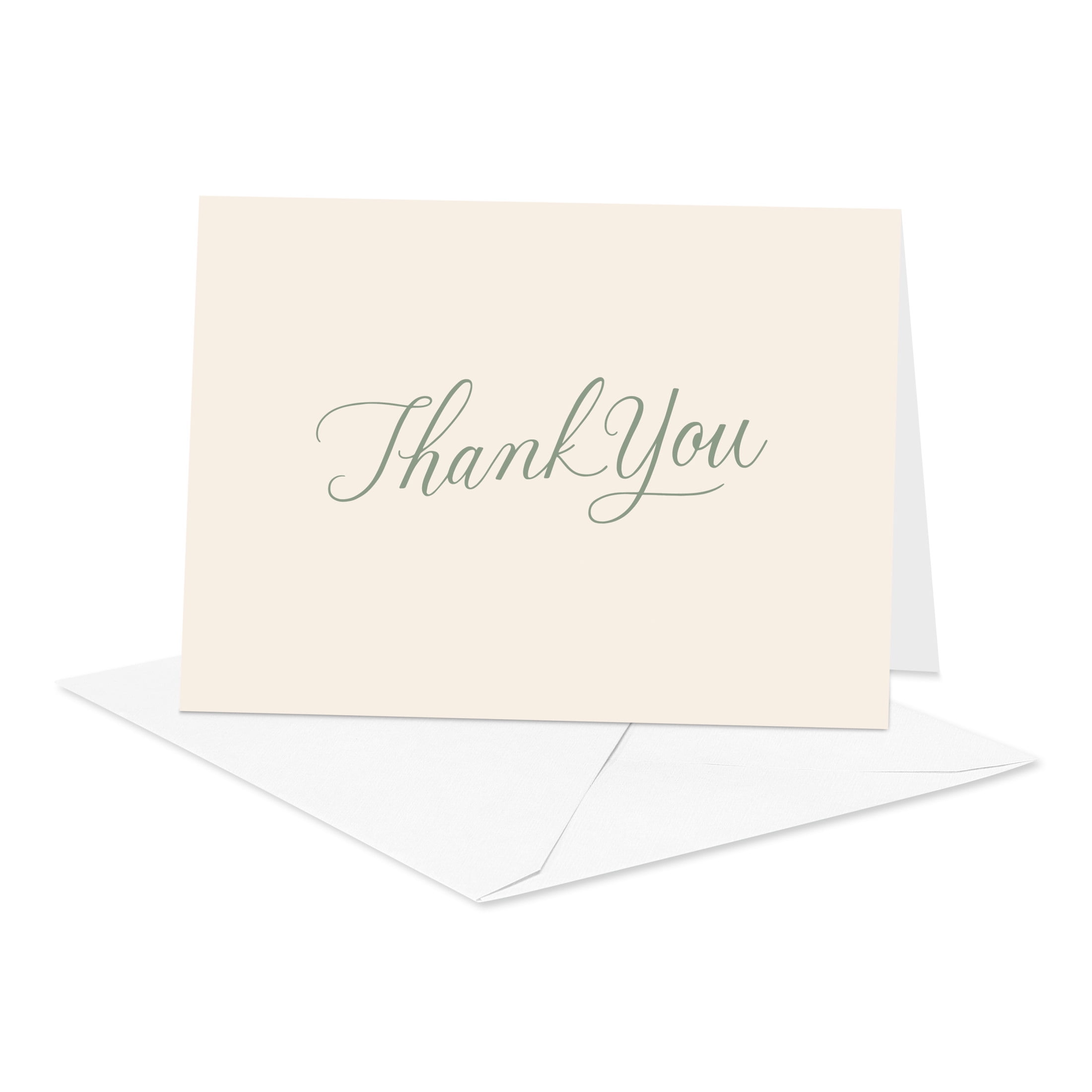 American Greetings Thank You Card Stationery Notes, Pink Script (50 ...