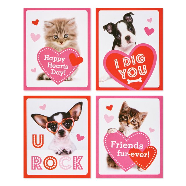 American Greetings Cute Valentine's Day Cards for Kids with Stickers ...