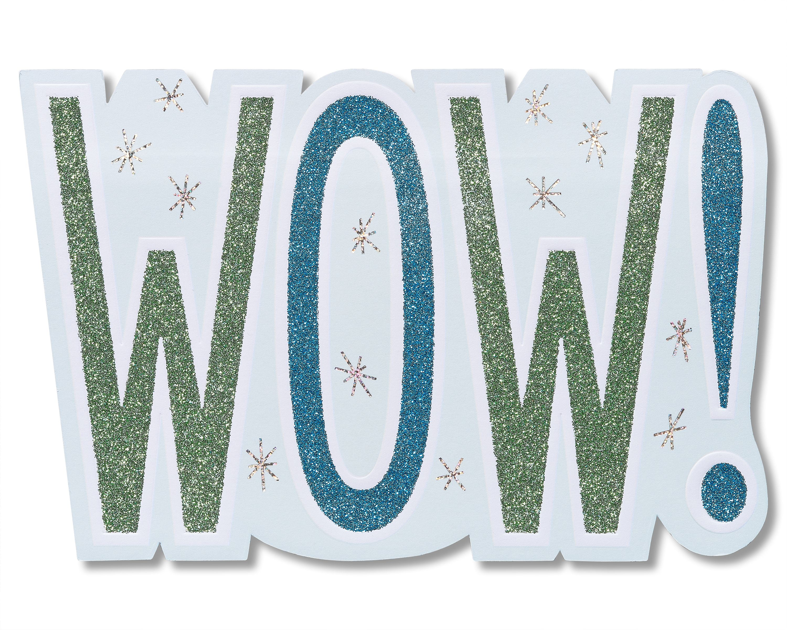 American Greetings Wow Congratulations Card with Glitter - Walmart.com