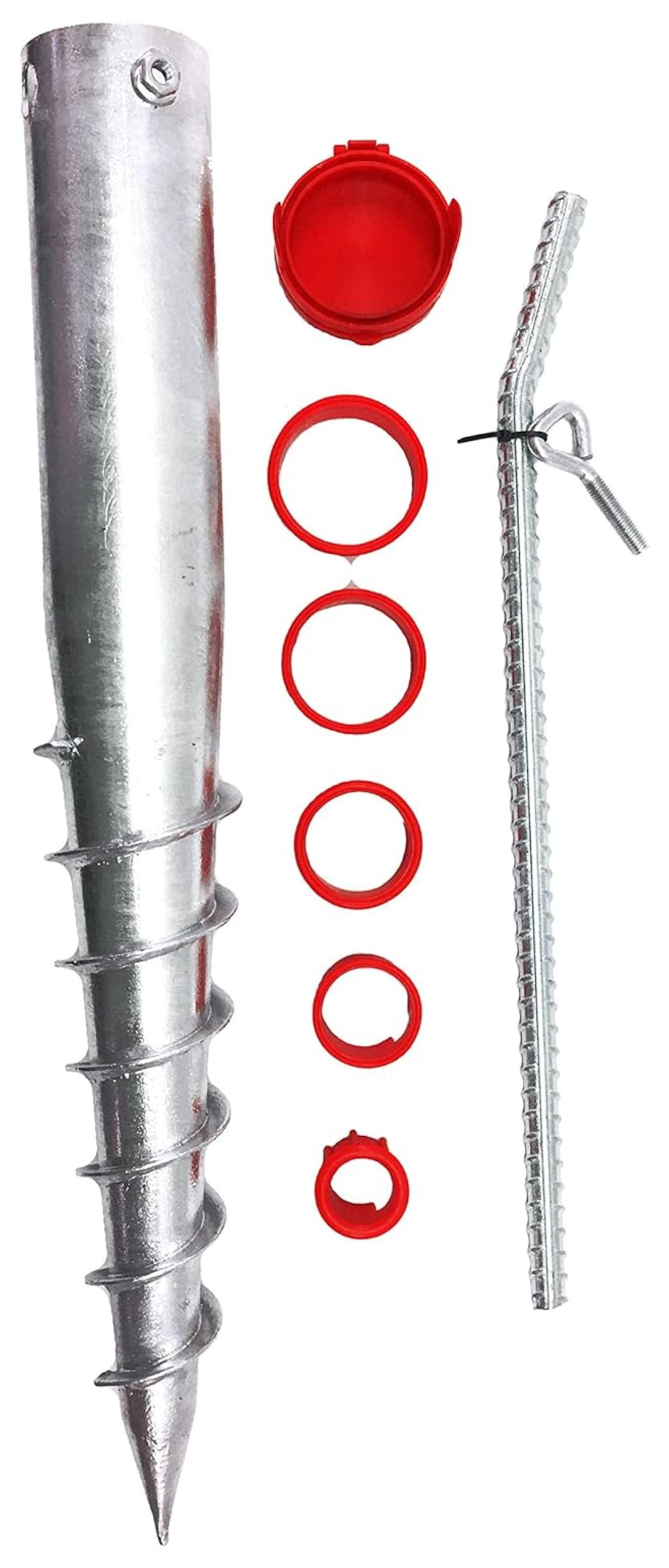 American Ground Screw Model 2 Premium Ground Anchor - Post & Flag Pole ...