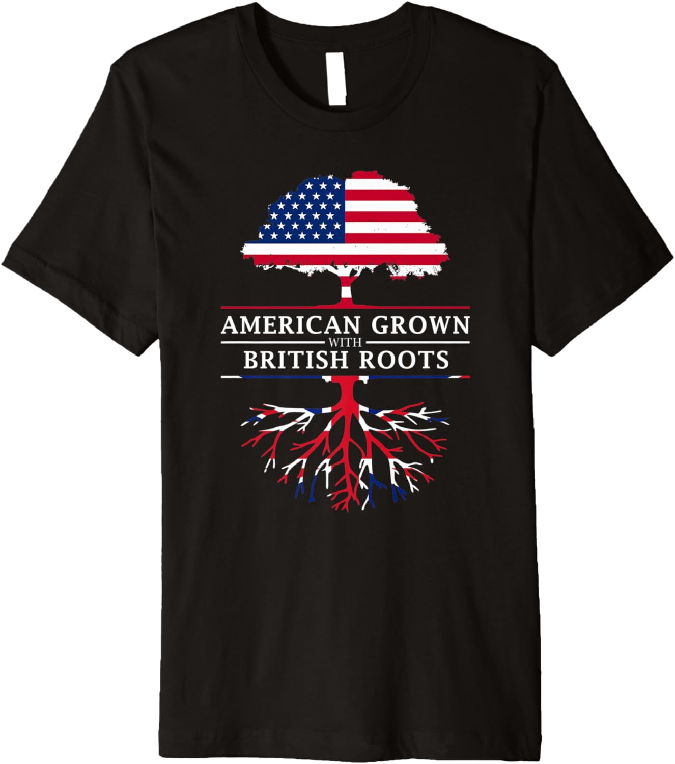 American Grown British Roots - Britain Union, Jack T-Shirt mens t hirt ...