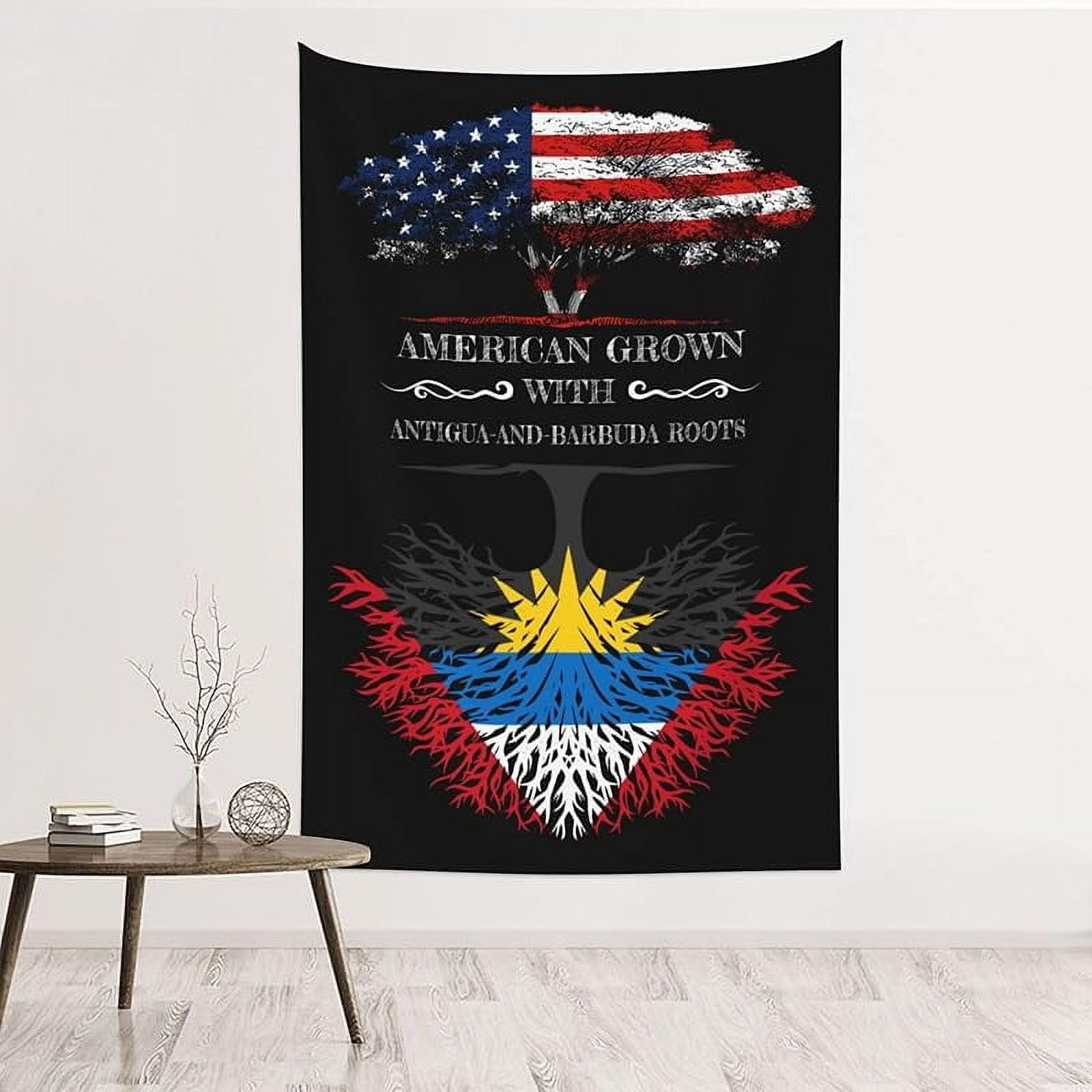 American Grown With Colombian Roots Colombia Flag Tapestry 60x40 Inch ...