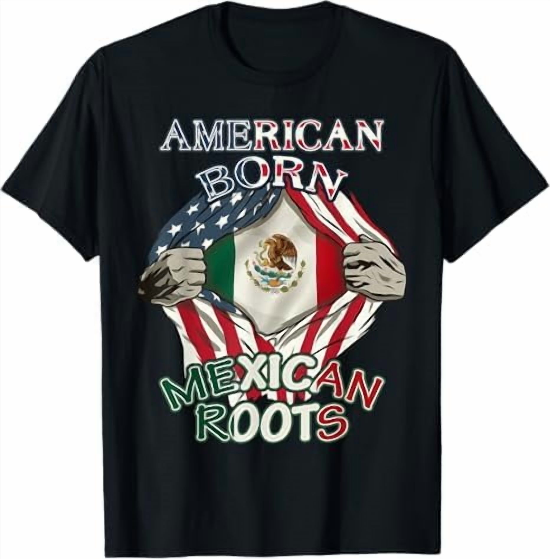 American Grown Mexican Roots Mexico Country Lover Mexican Proud Us T ...