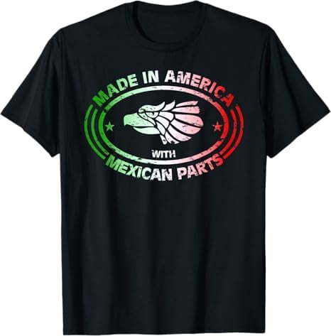 American Grown Mexican Roots Mexico Country Lover Mexican Proud Us T ...