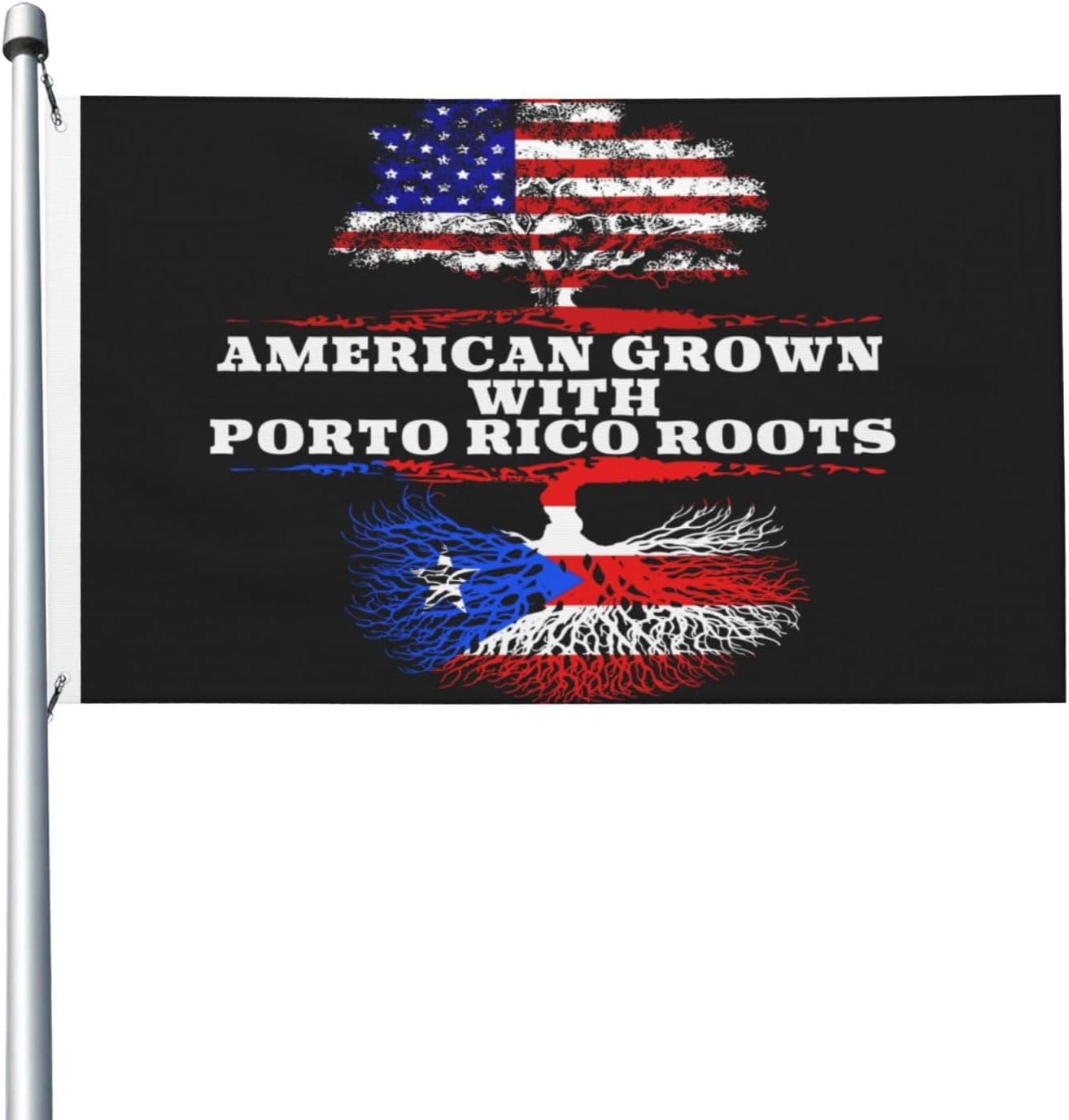 American Grown Saint Lucia Roots Flag 3x5 Ft Duplex Prints Outdoor ...
