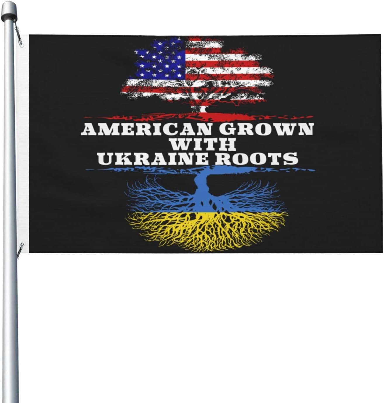 American Grown Saint Lucia Roots Flag 3x5 Ft Duplex Prints Outdoor ...