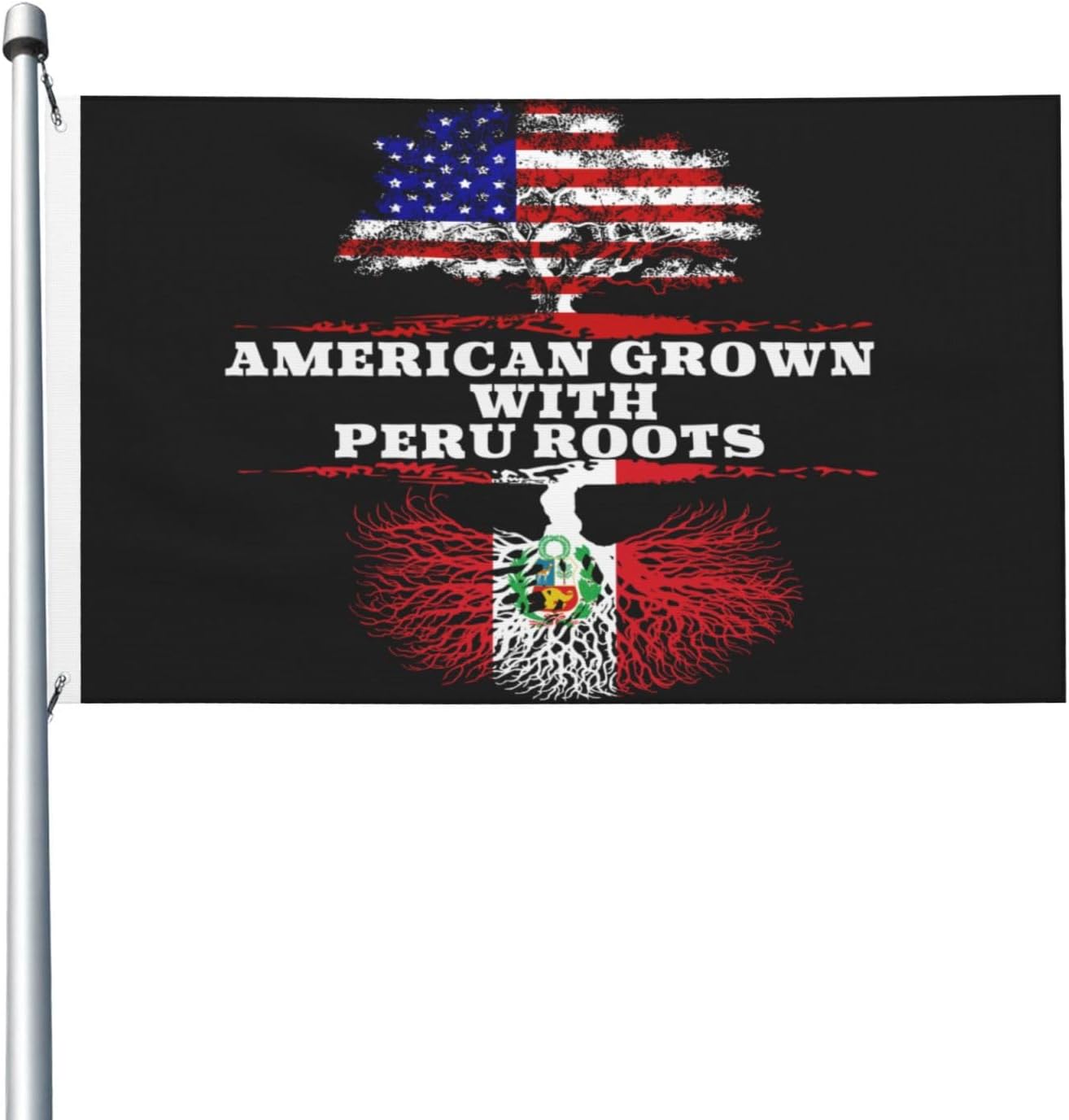 American Grown Saint Lucia Roots Flag 3x5 Ft Duplex Prints Outdoor ...