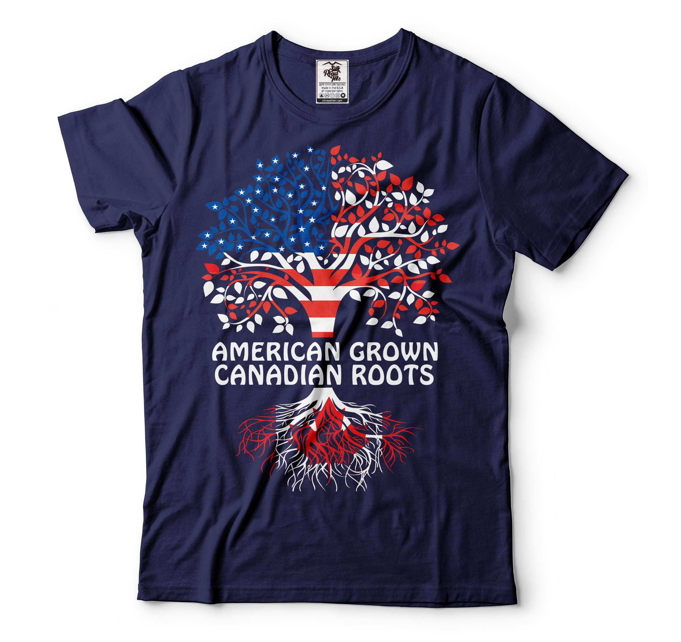 American Grown With Canadian Roots Shirt Canada Day Gift Canadian Gifts ...