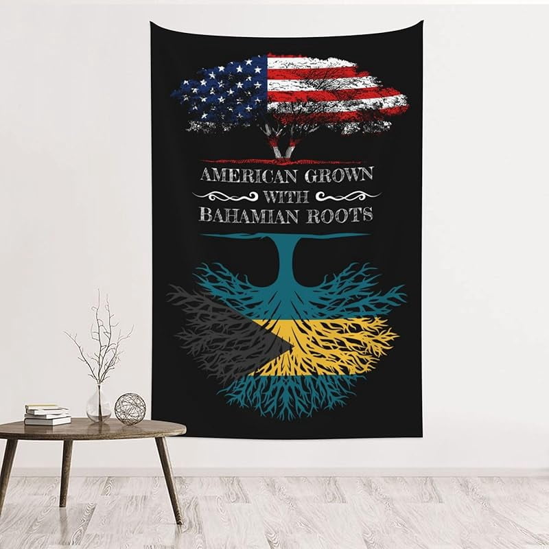 American Grown With Colombian Roots Colombia Flag Tapestry 60x40 Inch ...