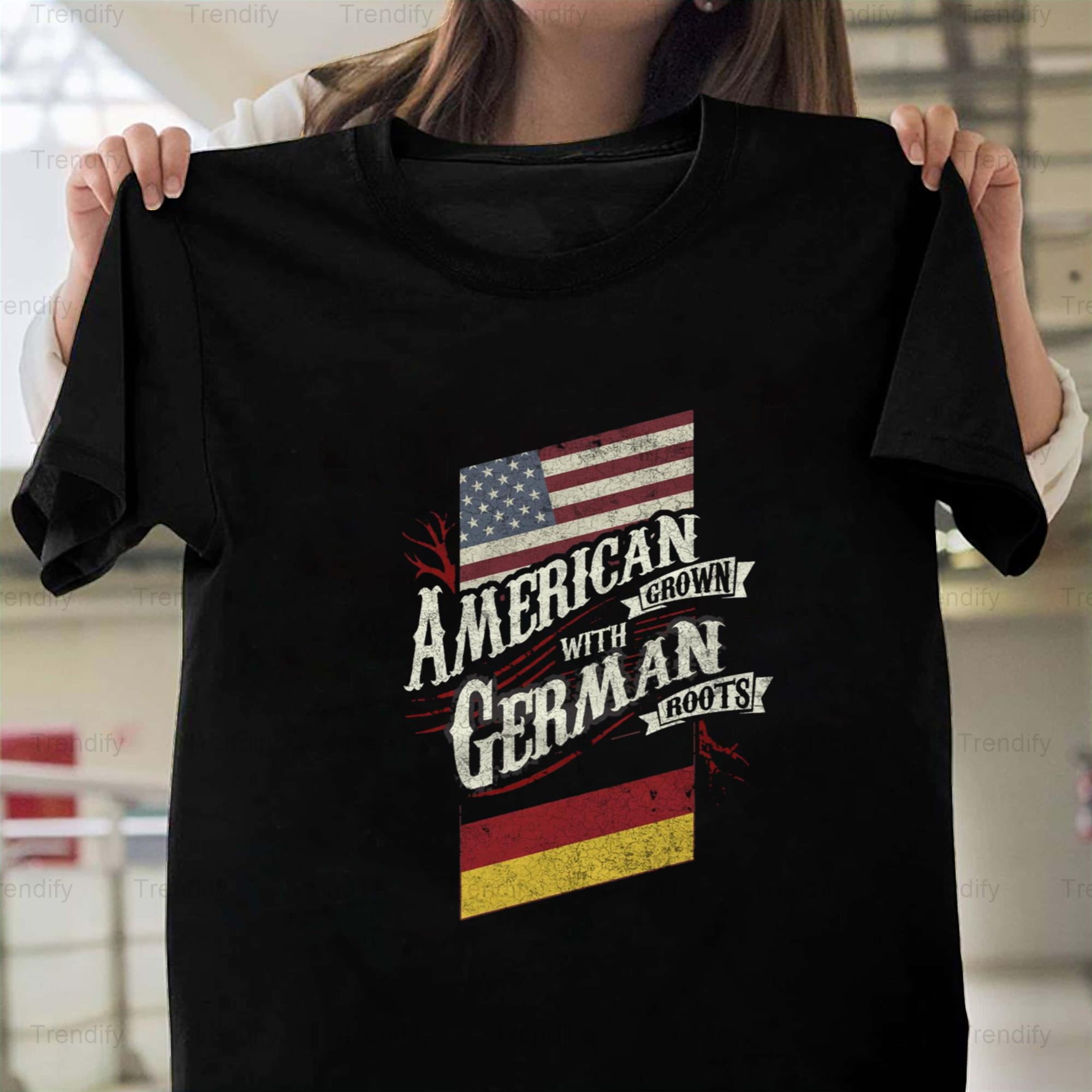 American Grown With German Roots Funny USA Germany Heritage - Best Gift ...