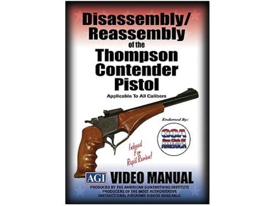 American Gunsmithing Institute (AGI) Disassembly and Reassembly Course ...