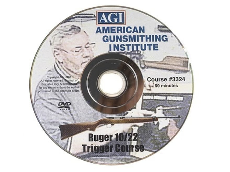 American Gunsmithing Institute (AGI) Trigger Job Video "The Ruger 10/22 ...