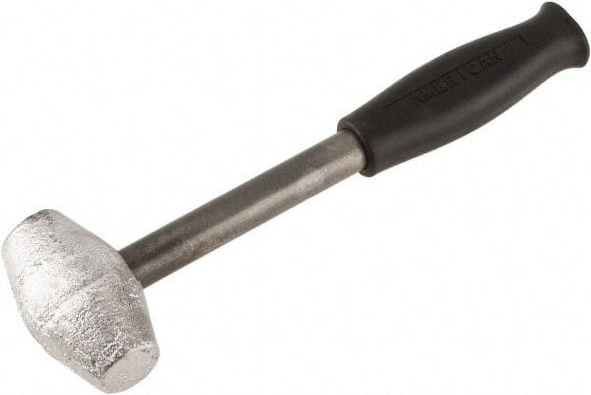 American Hammer 3 Lb Head Mallet 10" OAL, 9" Long Steel Handle with ...