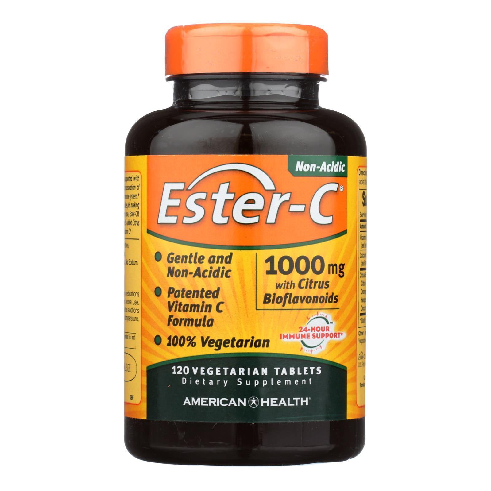 American Health - Ester-C with Citrus Bioflanoids - 1000 mg - 120 ...