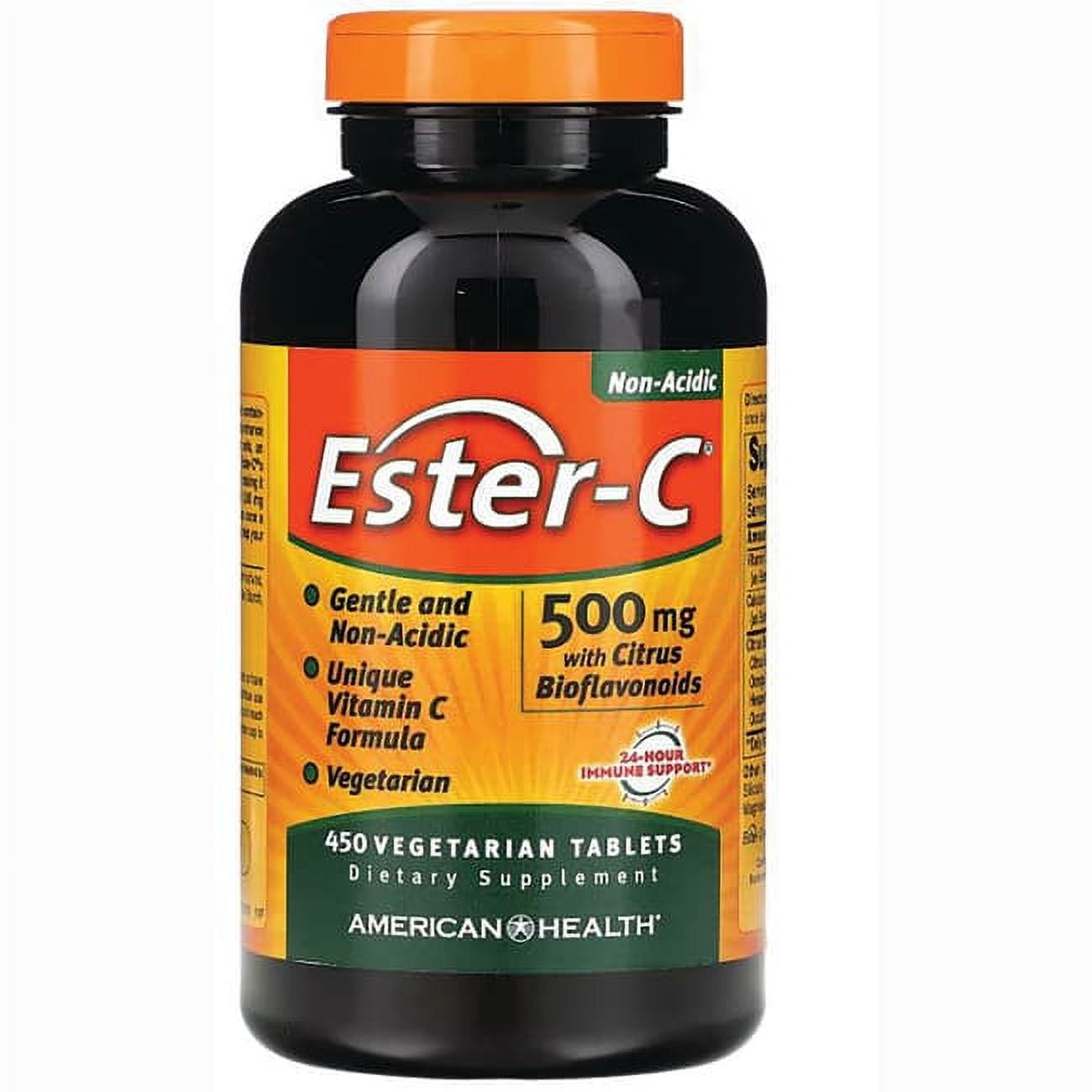 American Health Ester C with Citrus Bioflavonoids 500 mg. Vegetarian ...