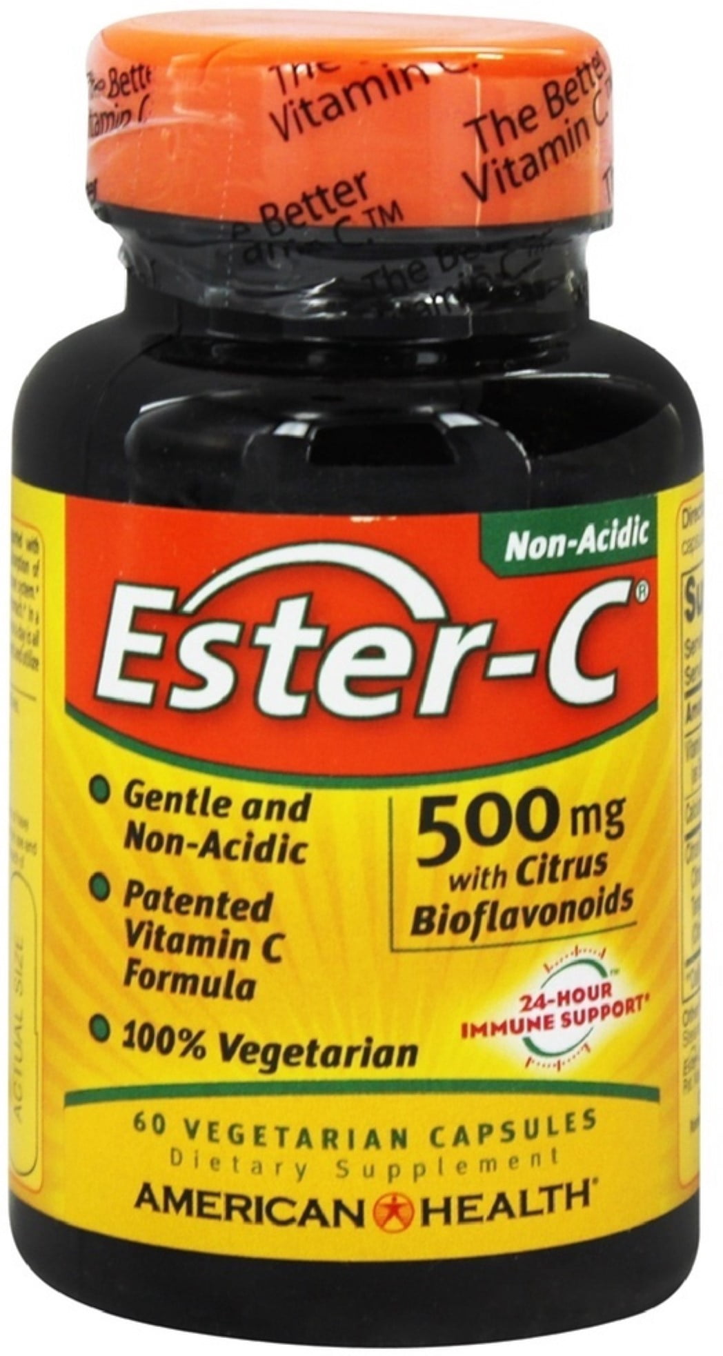 American Health Ester C with Citrus Bioflavonoids 500 mg. Vegetarian ...