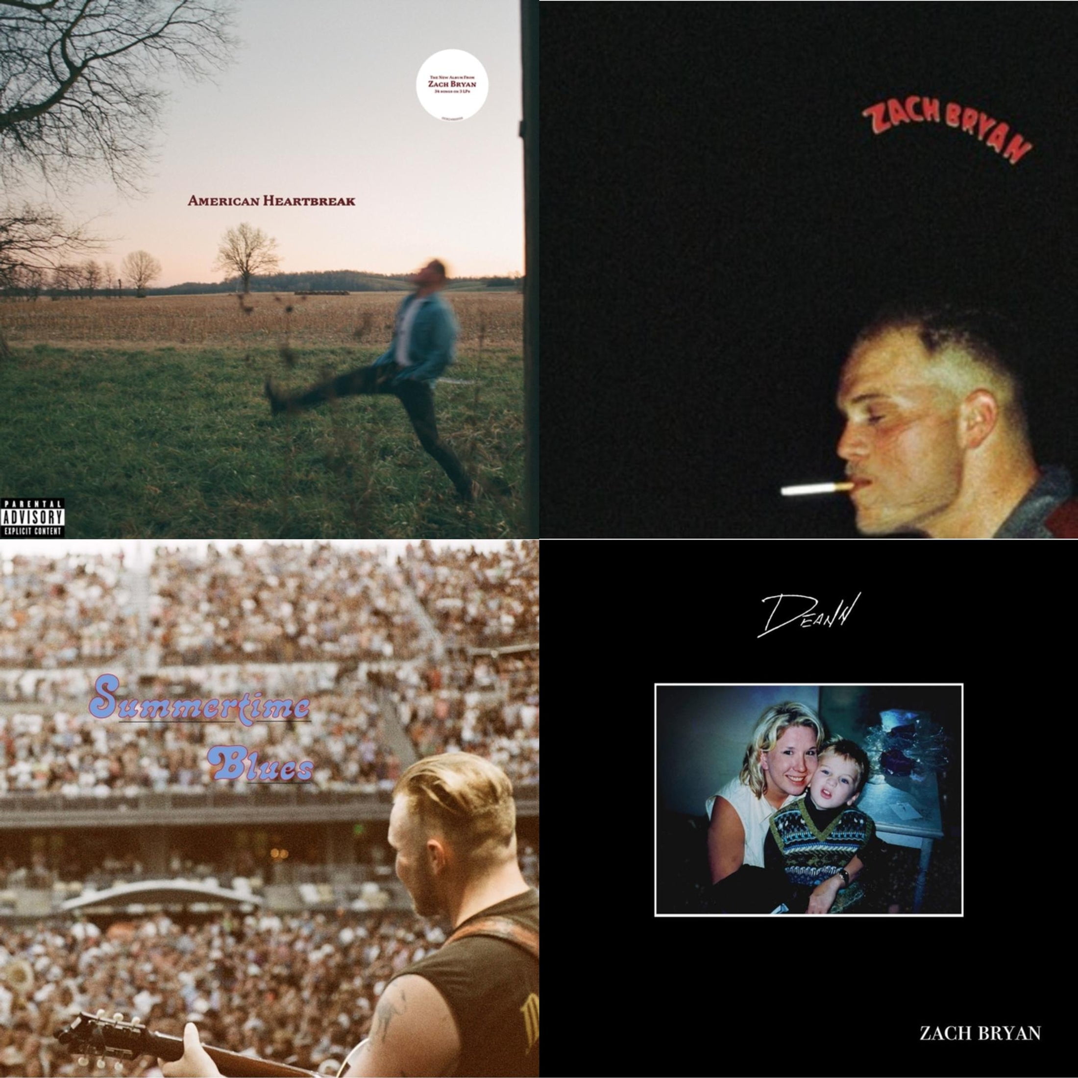 American Heartbreak & Zach Bryan (2LP) & Summertime Blues & Deann ...
