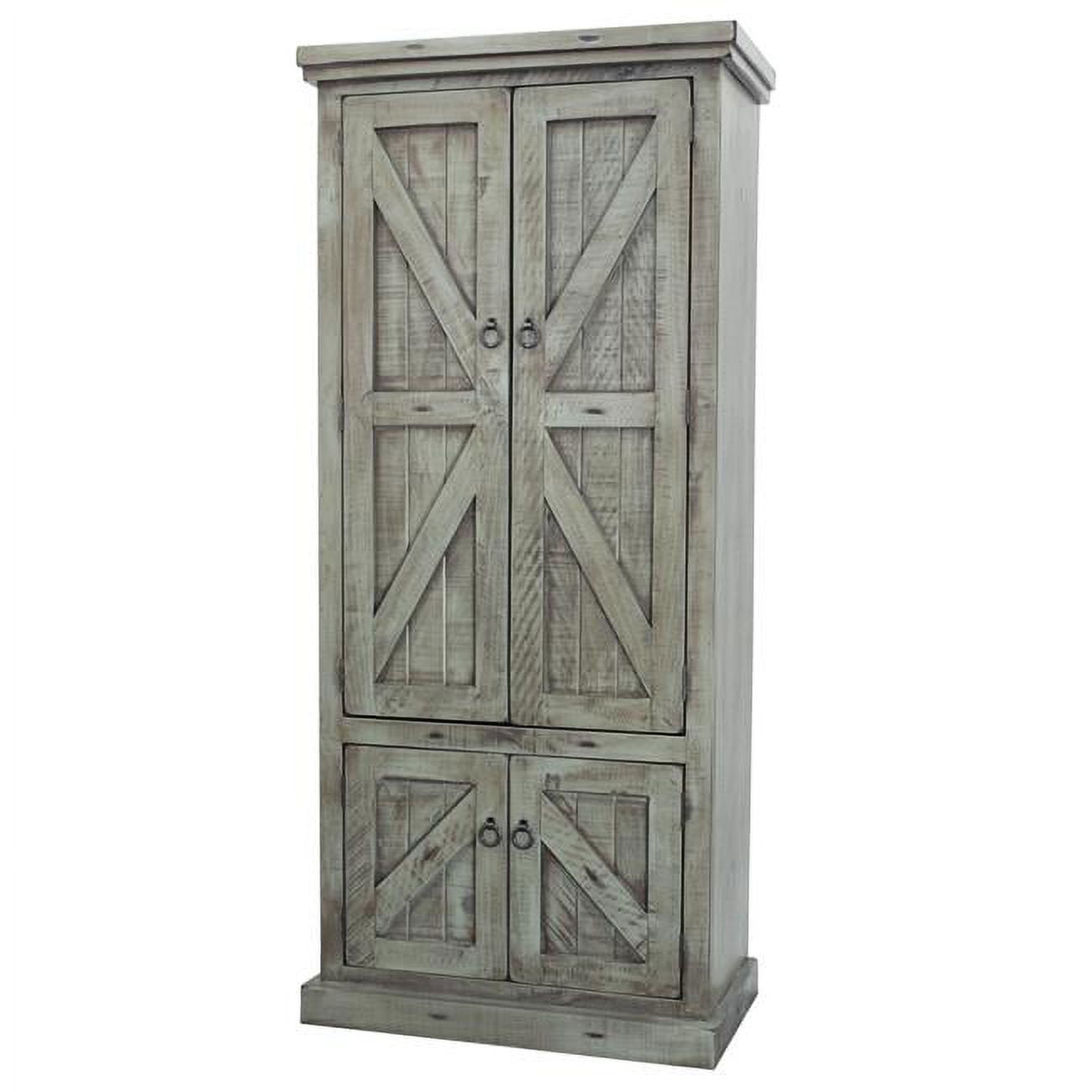 American Heartland 30791RLB Rustic Double Door Pantry, Rustic Light ...