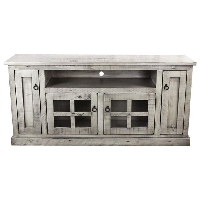 American Heartland 30866RDV 68 in. Rustic TV Stand with 2 Flat Panel ...