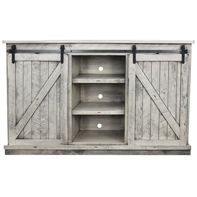 American Heartland 33867CR 68 in. Rustic Tall Quaint TV Stand ...