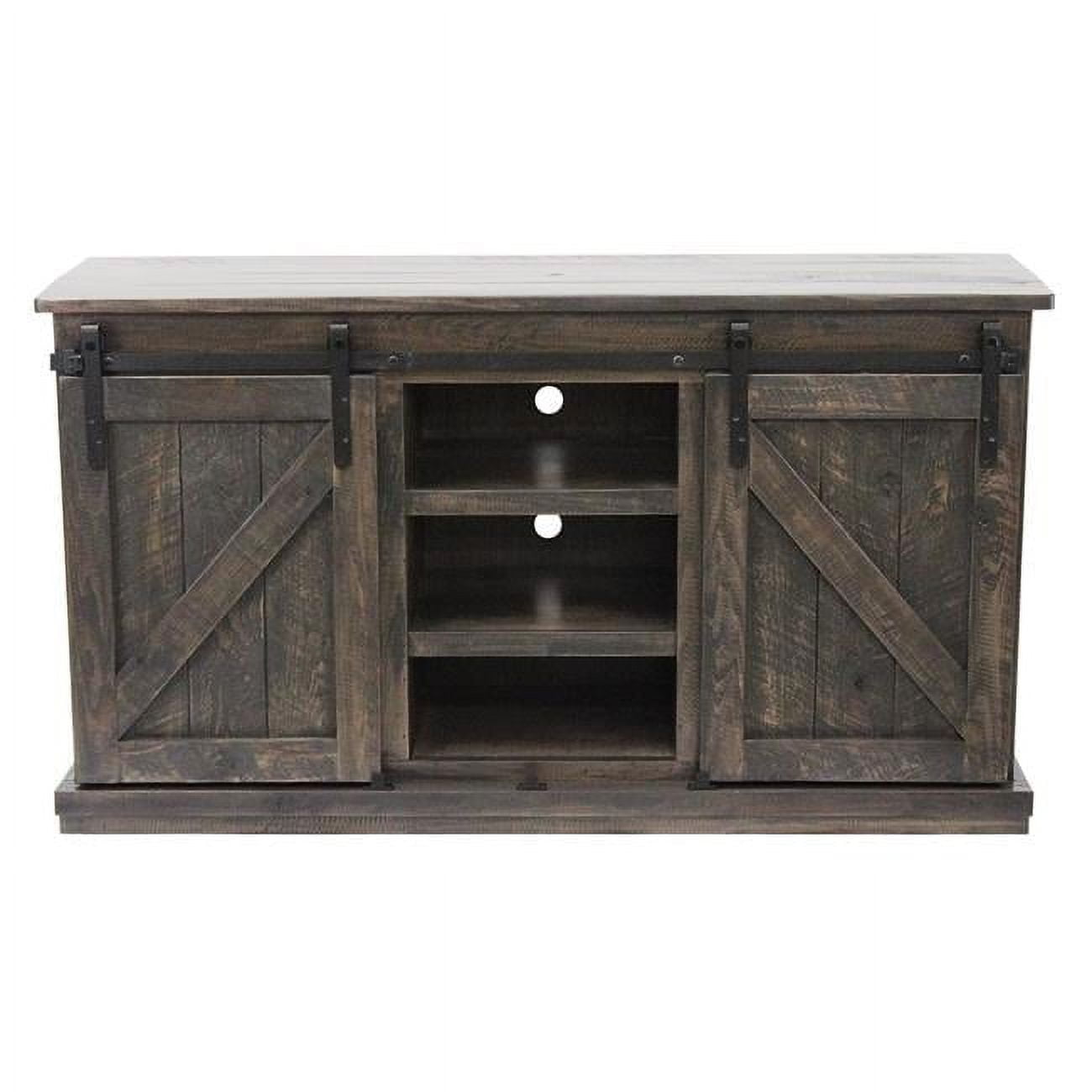 American Heartland 57 in. Rustic Quaint TV Stand, Rustic Dela Verria - Walmart.com