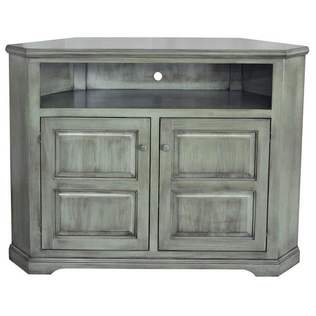 American Heartland 95743CRRP 41 in. Poplar Tall Corner TV Stand ...