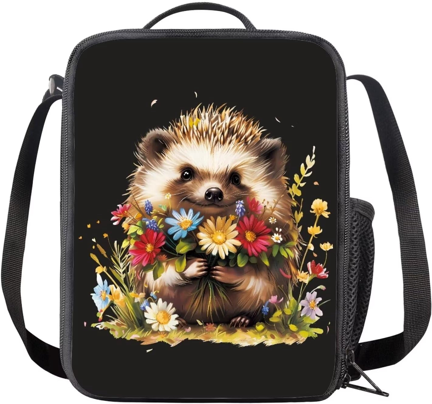 American Hedgehog Insulated Lunch Tote Bag, Leakproof Lunch Box ...